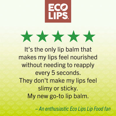 LIP FOOD® Organic Lip Balm, 3 Pack Variety - Eco Lips Store
