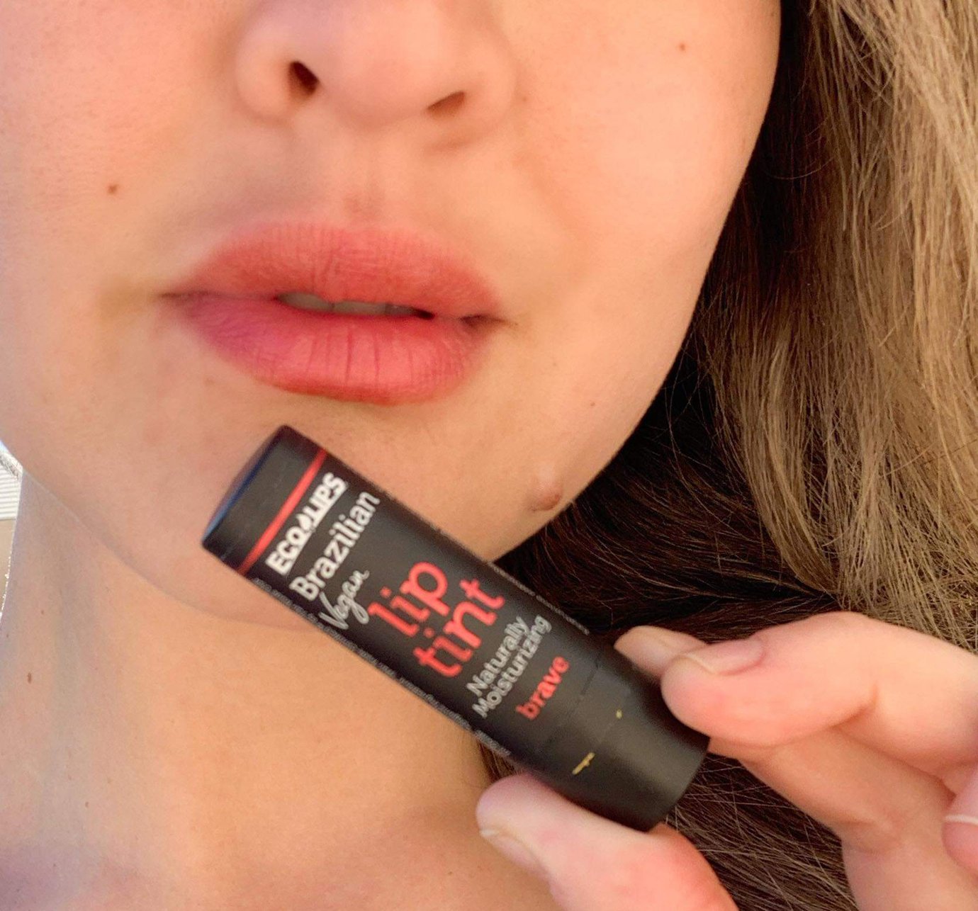 Vegan Brazilian Lip Tint, Brave 0.15 oz. - Eco Lips Store