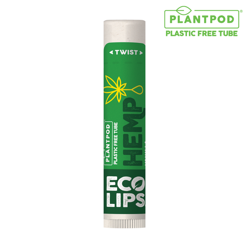 Hemp Vanilla Plant Pod® Organic Lip Balm, 0.15 oz. - Eco Lips Store